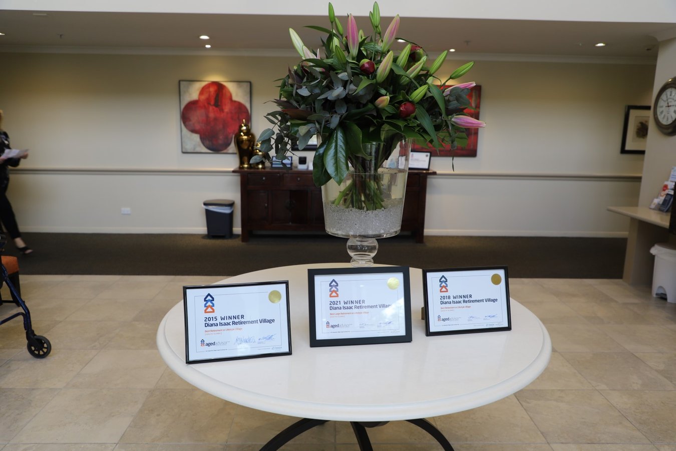 Diana Isaac wins South Island large village award