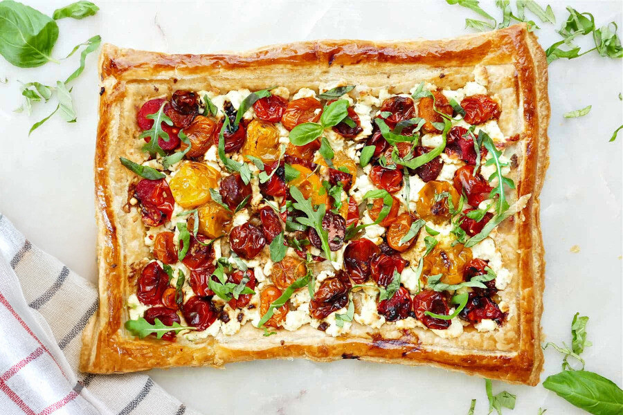 Suellen's pancetta, quince and pear tart recipe