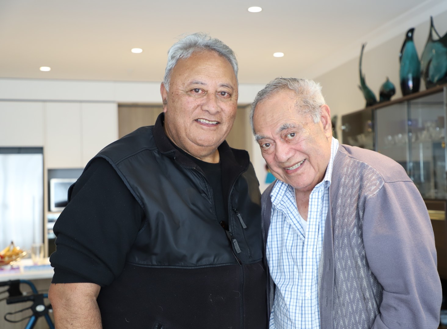 Friendship blooms for Filipo and Paneta